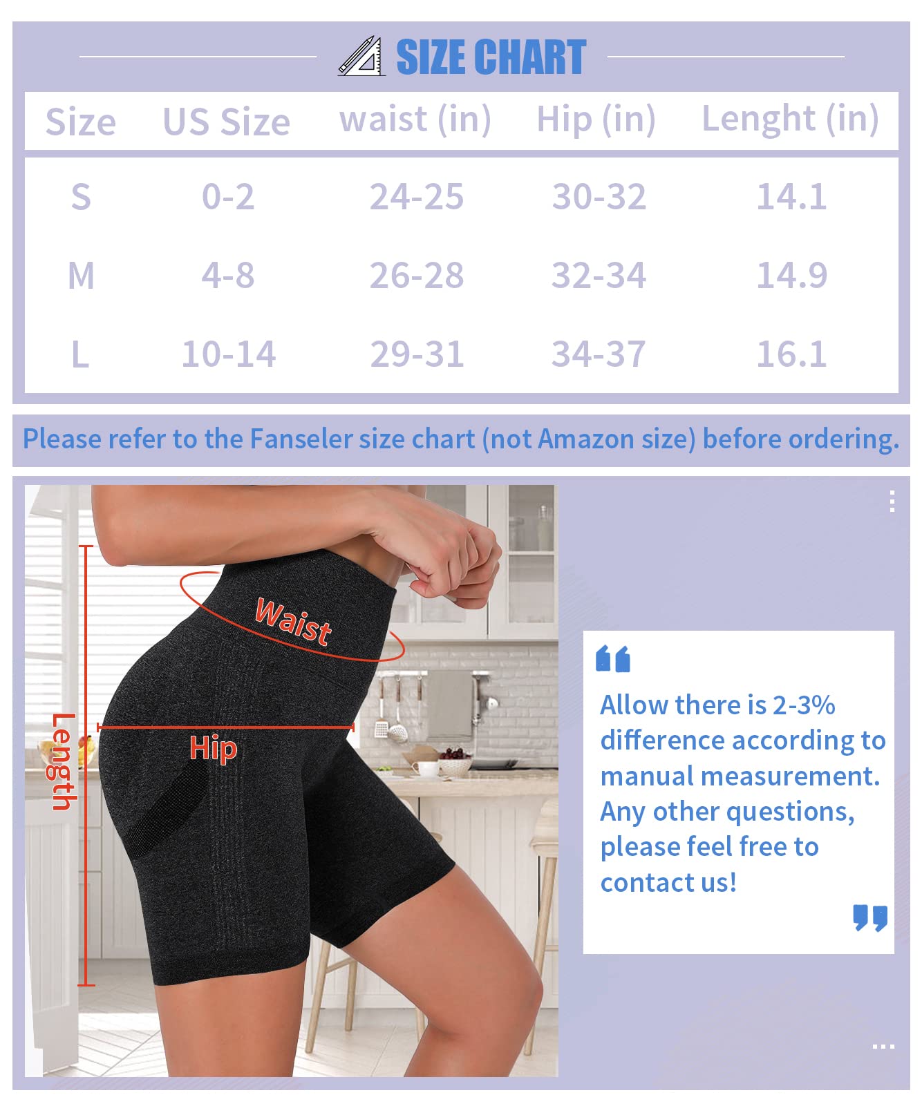 Women's Seamless Workout Biker Shorts High Waisted Tummy Control Scrunch Butt Lift Cycling Athletic Shorts Yoga Pants Black