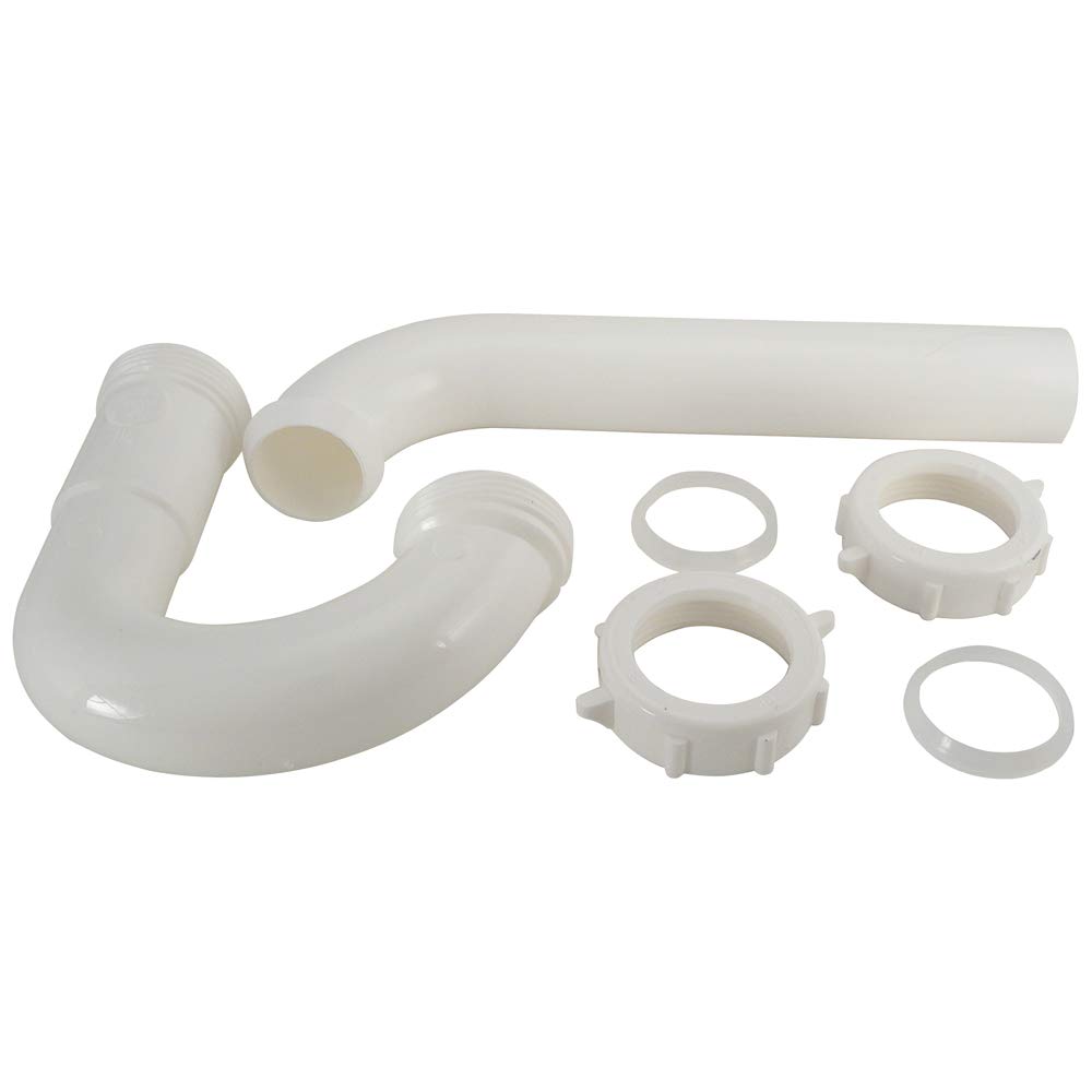 Plumb Pak 200WK P Trap, 1-1/4-Inch by 1-1/4-Inch, White (Pack of 2)