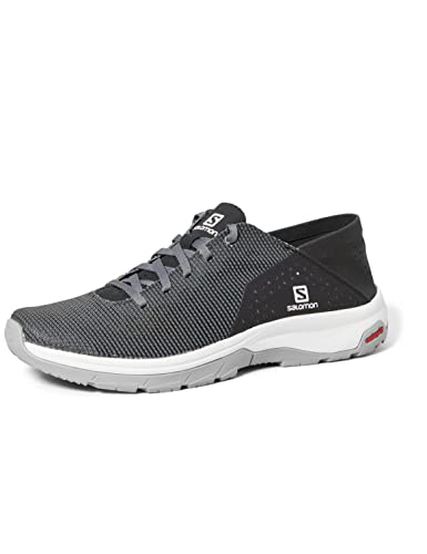 Salomon TECH LITE Hiking Shoes for Men Sneaker, Quiet Shade/Black/Alloy, 10.5