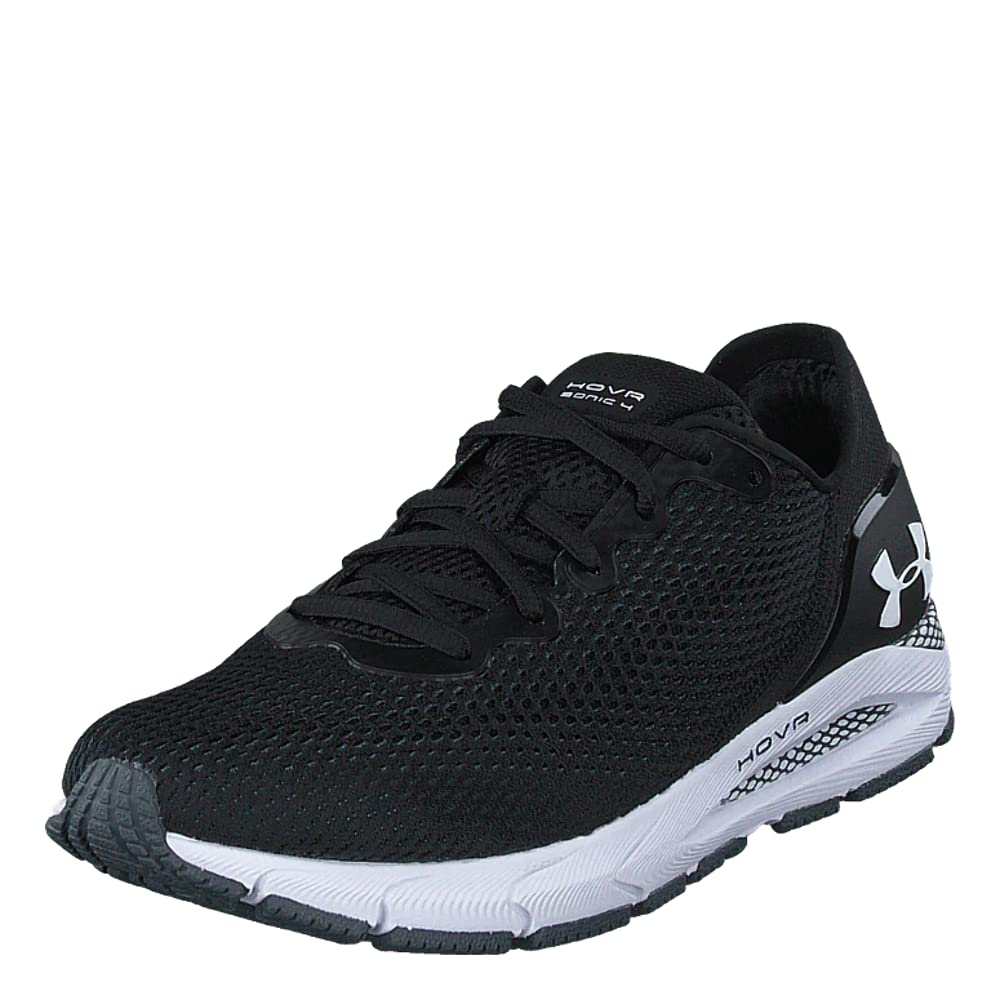 Under Armour Men's HOVR Sonic 4, Black (002)/White, 11 M US