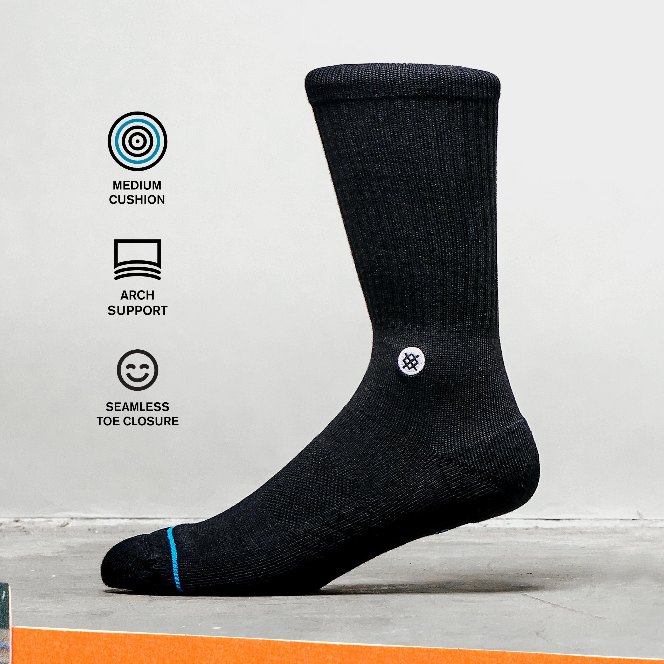 Stance Basic Crew Socks [3 Pack] (Large)