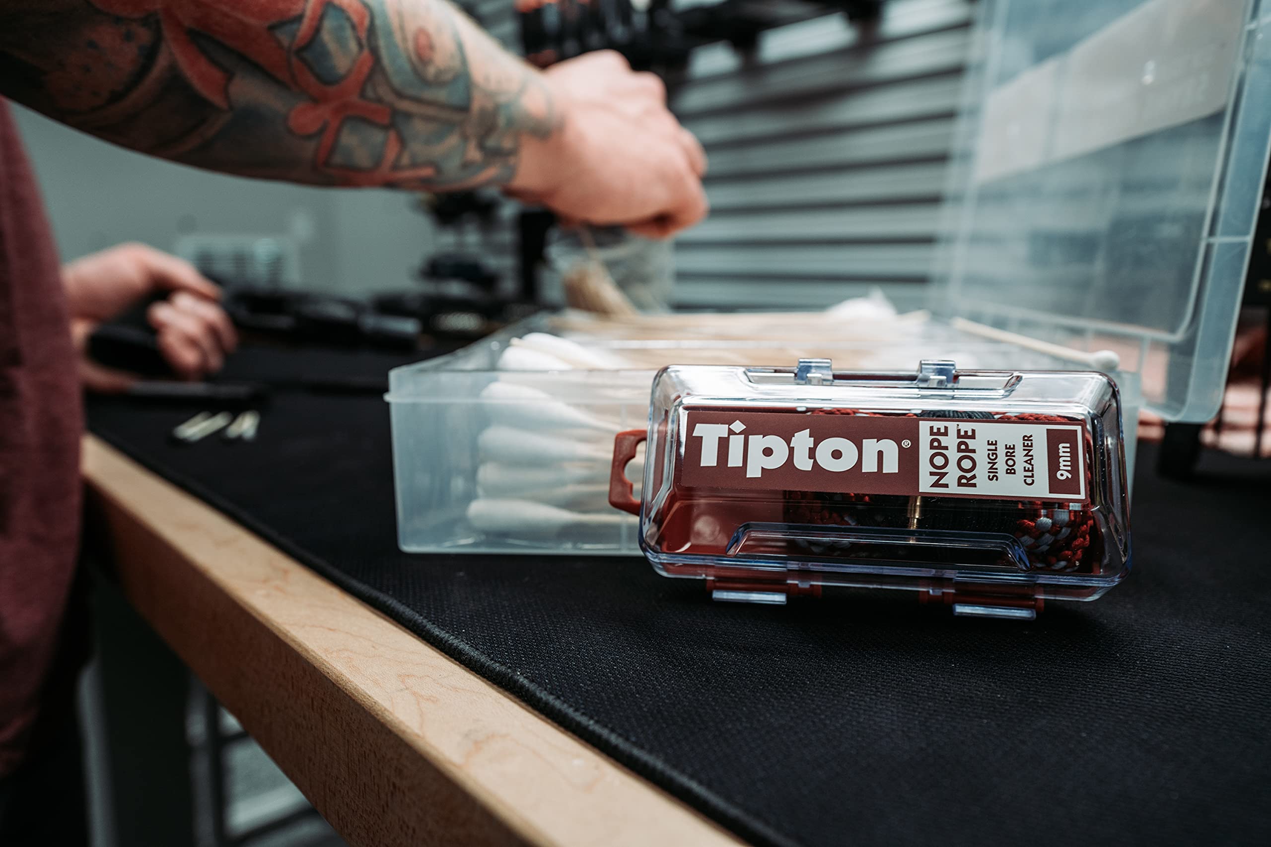 Tipton Nope Ropes β 9mm Pull Through Bore Ropes with End to End Connection and Case for Firearm Maintenance