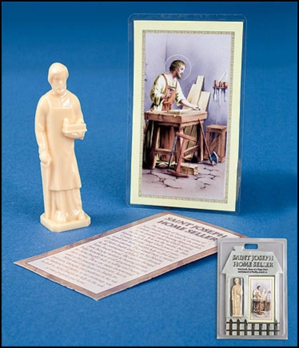 Saint Joseph The Worker Home Seller Kit, 3 1/2 Inch