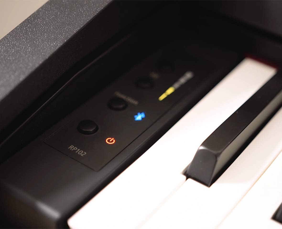 Roland RP102 88-key Weighted Keyboard Digital Piano with Bluetooth, Black