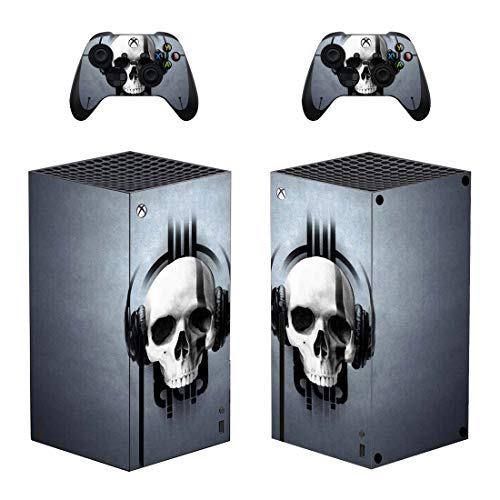 X-box-Series-X Skin Set Vinyl Decal Skin Stickers Protective for X-box-Series-X Console Kinect 2 Controllers - Paysage Color (only fit X-box-Series-X )