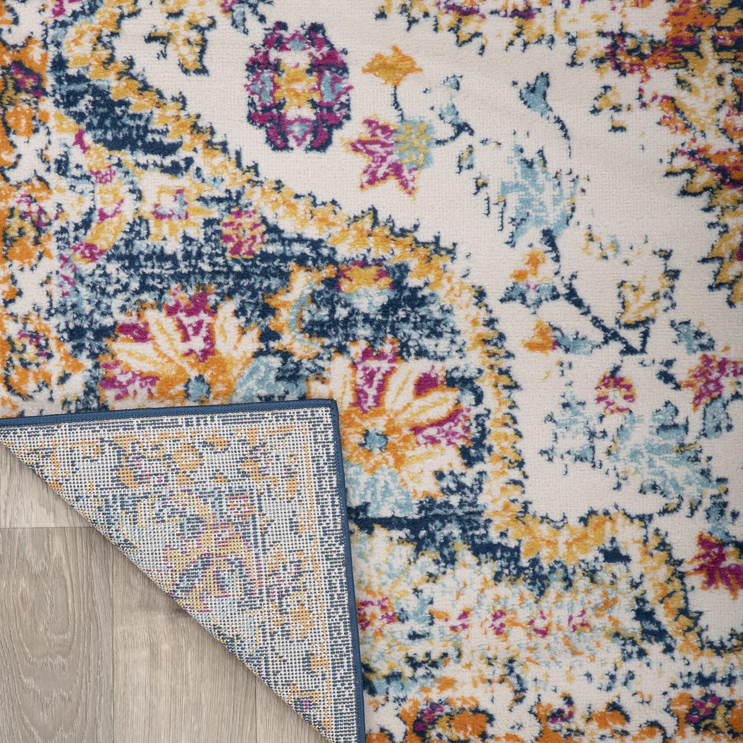 Rugshop Vintage Distressed Bohemian Runner Rug 2' x 7' Multi