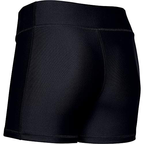Under Armour Women's Team Shorty 4 , Black (001)/White , Medium