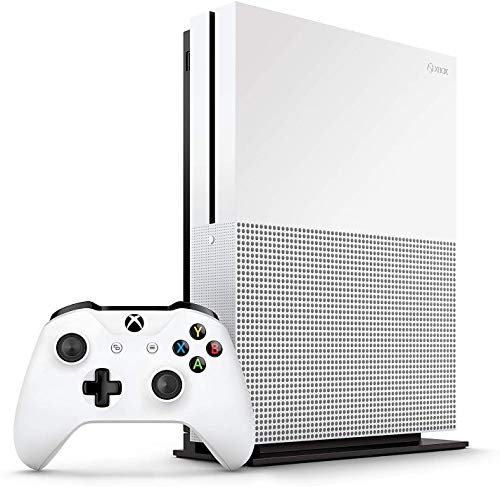 Xbox Microsoft One S Console w/ 1TB SSD, White, with One Wireless Controller, 4K Ultra Blu-ray and 4K Video Streaming, Family Christmas Holiday Bundle + CUE Accessories