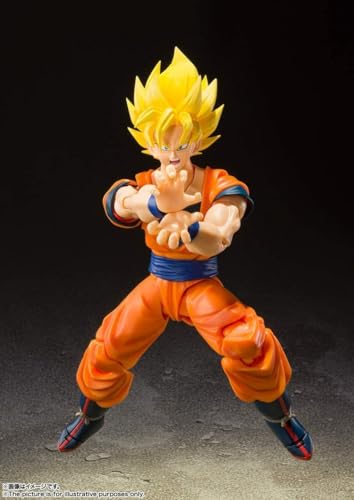 TAMASHII NATIONS - Dragon Ball Z - Super Saiyan Full Power Son Goku, Bandai Spirits S.H.Figuarts Action Figure