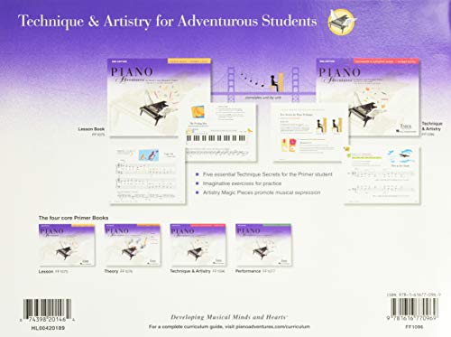 Piano Adventures - Technique & Artistry Book - Primer Level