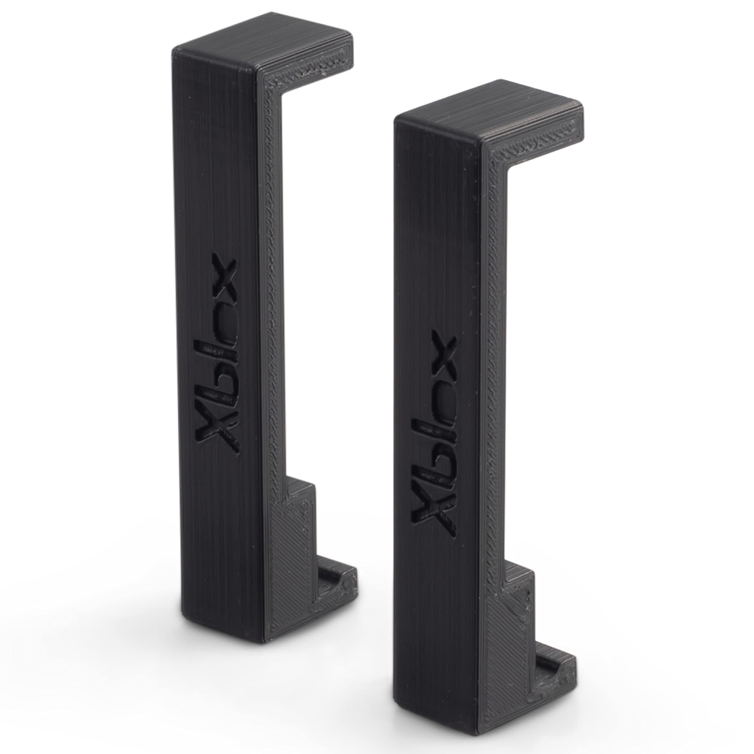 Xblox Adjustable Space-Saving Xbox One S Stand, Black, 3D Printed in the USA