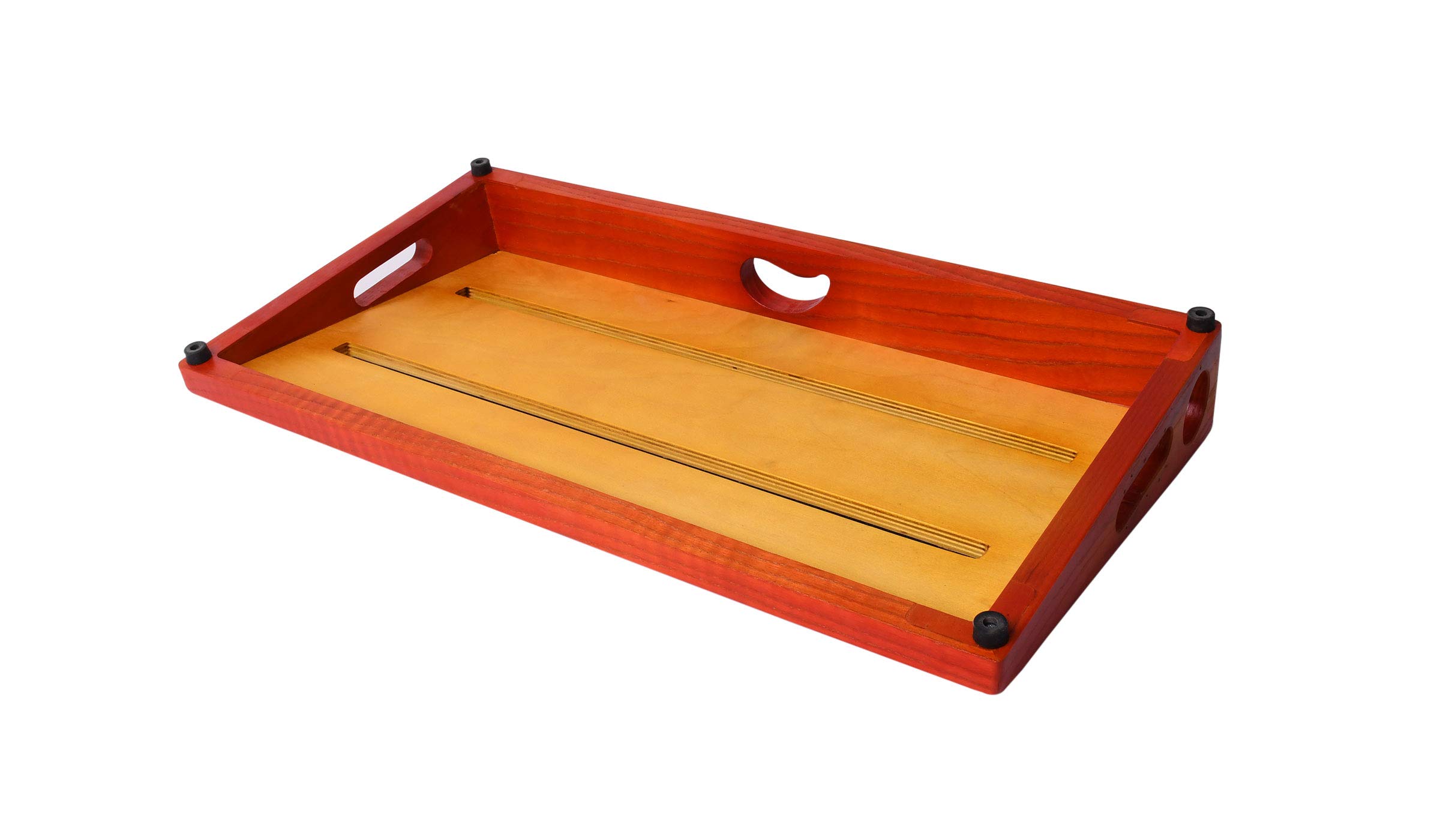 Ruach Carnaby St 3 Large Hardwood Pedalboard for Guitar Effects Pedals