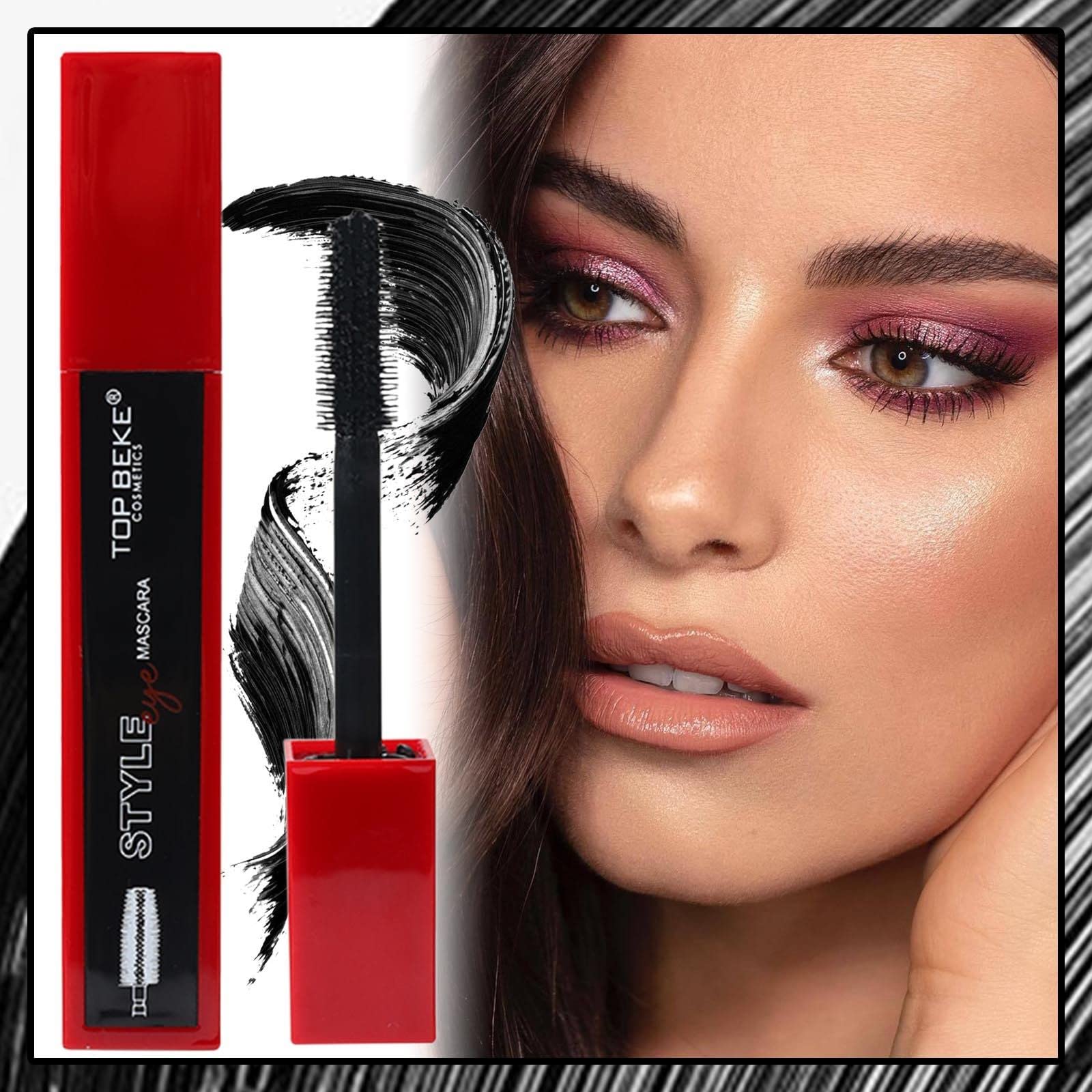 Silk Fiber Mascara Lengthening And Thickening Long Lasting Waterproof All Day Delicate And Full Long Thick Lashes Breezy Eyelash Curler