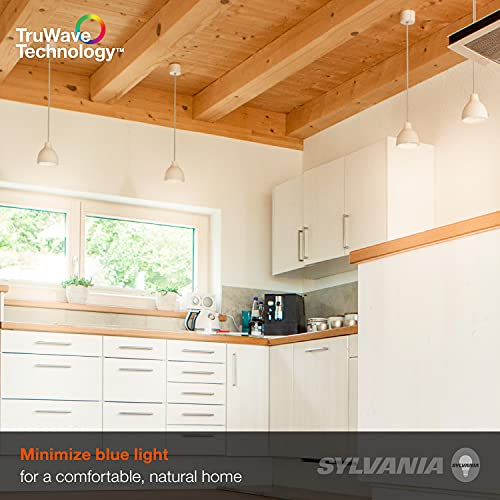 SYLVANIA LED TruWave Natural Series Ceiling Fan / Fixture Light Bulb, 60W A15 Soft White Medium Base, Dimmable, Frosted - 2 Pack