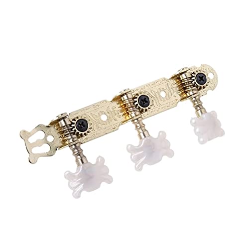 WYFDP 2Pcs Tuning Keys Pegs Machine Heads Steel Goden Tone Tuners for Classical Guitar Guitar Part Accessories