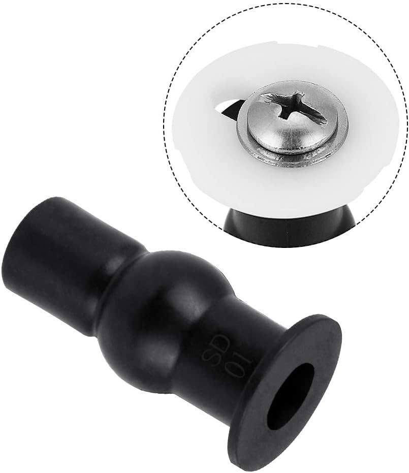 Toilet Seat Screws Toilet Seat Hinges Bolt Expanding Rubber Top Nuts Screw Fixings Fix WC Blind Hole Fittings