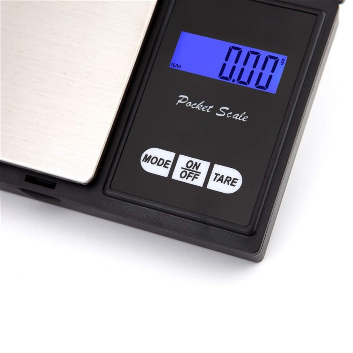 Pocket Scale, High Precision, LCD, Digital Pocket Gram Scale, Kitchen, Jewelry, Electronic Scale, 200g x 0.01g, Stainless Steel, Auto Power Off, Accuracy 0.01g