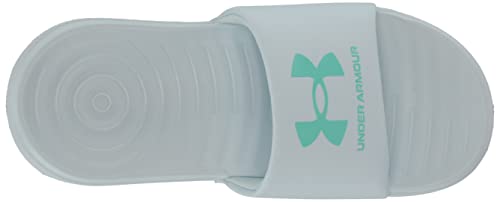 Under Armour Girls' Ansa Fixed Strap, (401) Halogen Blue/Halogen Blue/Green Breeze, 4, US