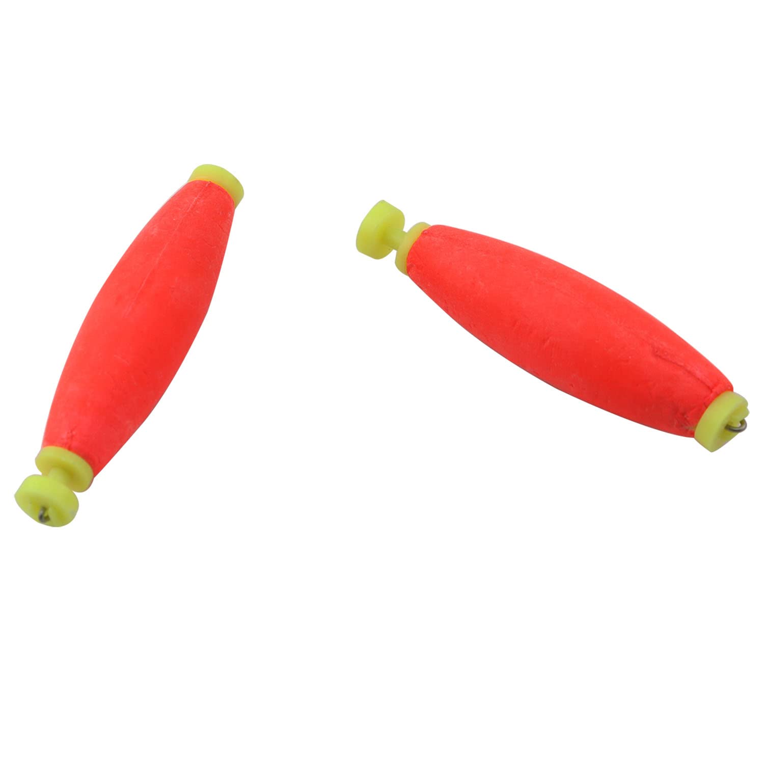 Youliang 5PCS Foam Spring Float Fishing Bobbers Weighted Foam Snap on Float Weighted Bobbers Fishing Tackle Accessories