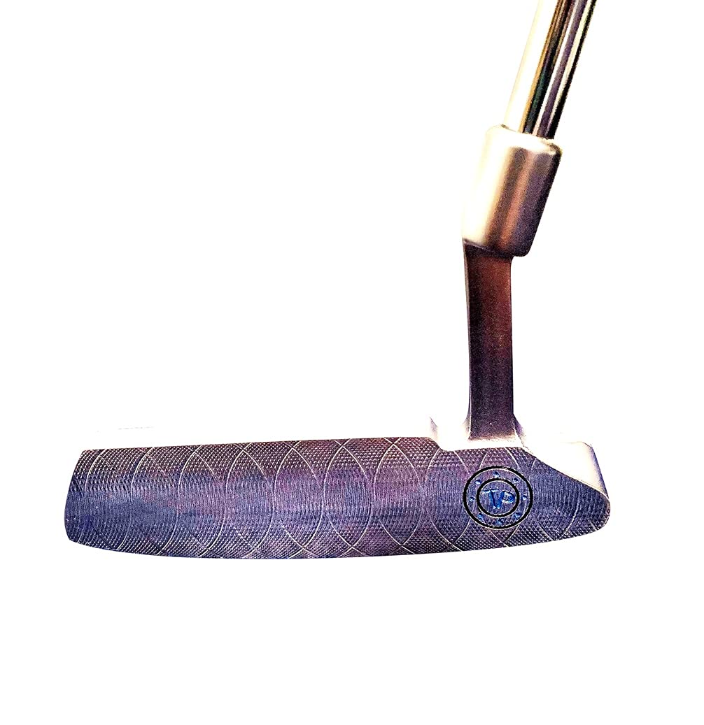 TONEY PENNA GOLF Jupiter Tour Select Putter-Royal Blue Model (34), High Polished Satin Finish, 34 and 35 Inch Steel Shaft