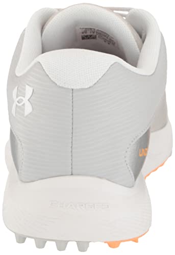 Under Armour Women's Charged Breathe 2 Knit Spikeless Cleat, (100) Halo Gray/Halo Gray/White, 10, US