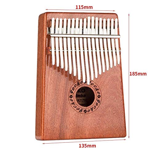TIANMINJIEDM 17 Key Kalimba Single Board Thumb Piano Finger Percussion Adult Gift Musical Instruments Thumb Piano