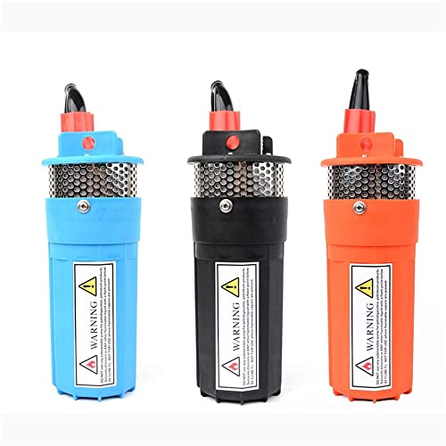 XuuSHA Hand Bilge Pump 12V Mini Solar Electric Water Pump 360LPH 70M High Pressure Garden Bilge Pump Automatic (Voltage : 12V Red)