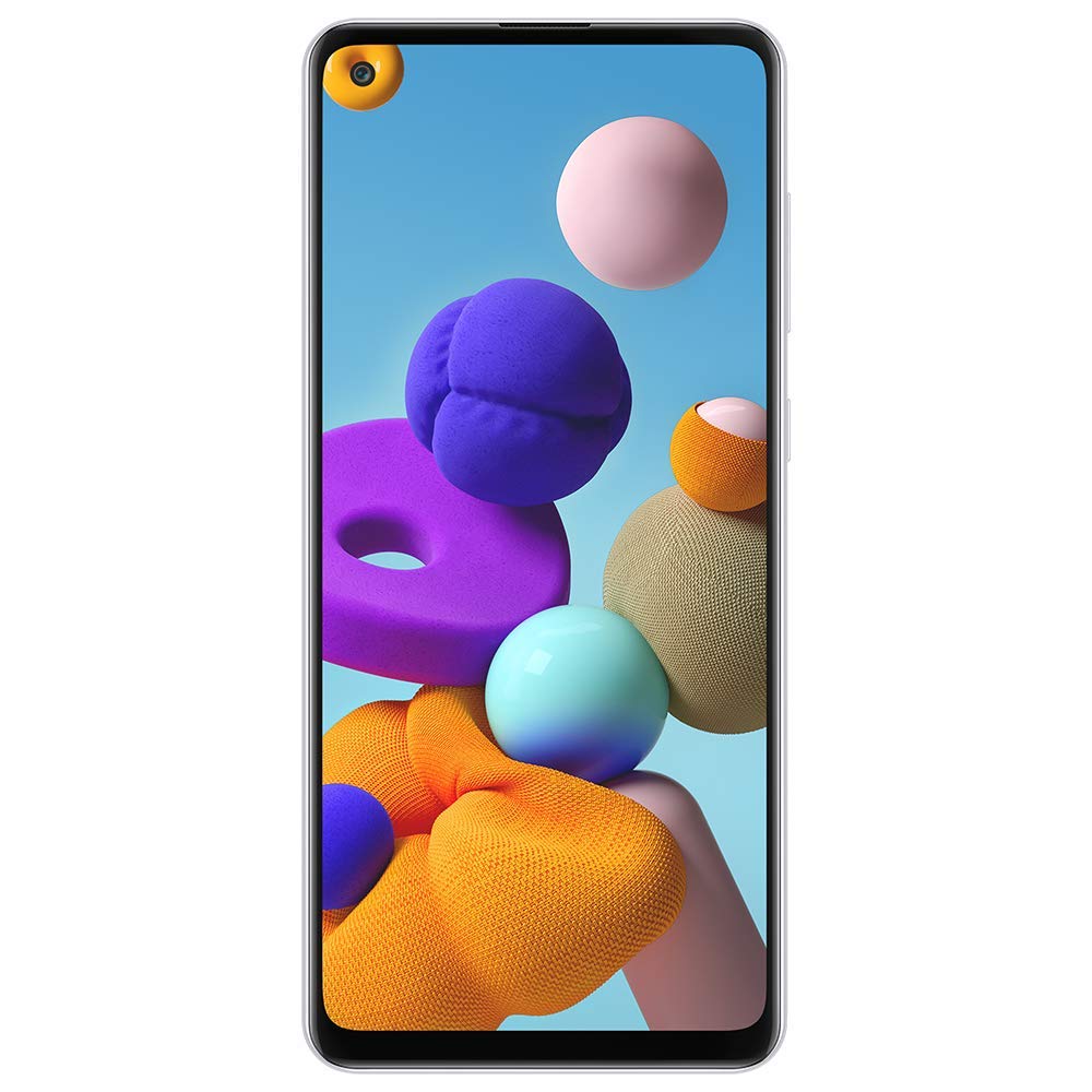 Samsung Galaxy A21s A217M 64GB Dual SIM GSM Unlocked Android Smartphone (International Variant/US Compatible LTE) - White