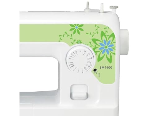 Portable Sewing Machine Brightly lit LED work area this machine can easily fit on a table or desk, then be carried and stored away when not in use