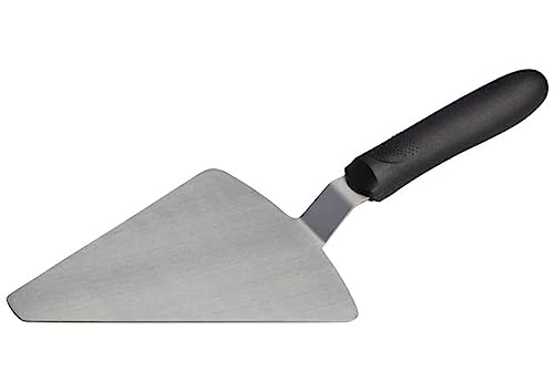 Winco TKP-62 Black 6-7/8' x 5-7/8' Pizza Server with S/S Blade