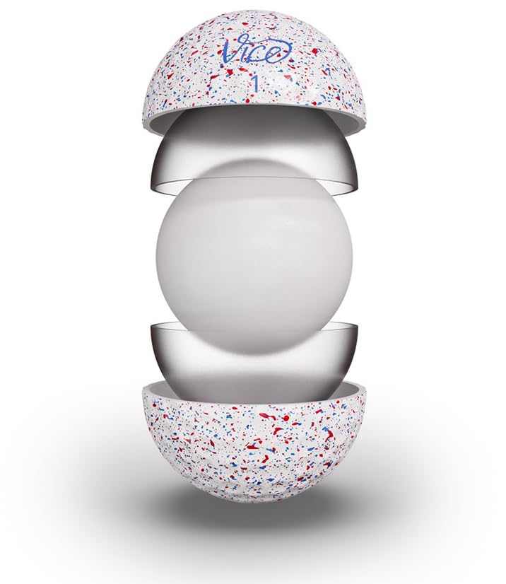 VICE Pro Drip Version Golf Balls (Red/Blue Drip)