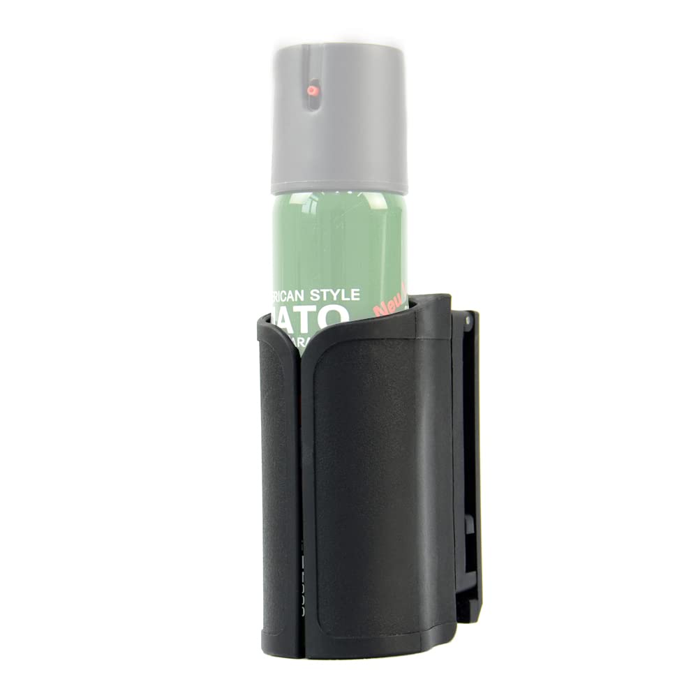 X2TKTACT Pepper Spray Holster, Police Duty OC Spray Holder, Open Top Duty Spray Pouch for MK4 Pepper Spray Black