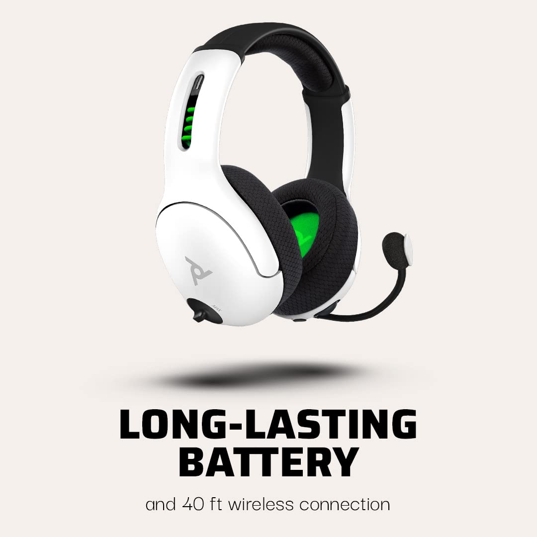 Xbox Wireless Headset with Mic - Compatible with Xbox Series X|S, Xbox One, PC - White