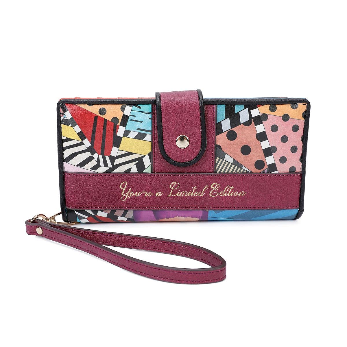 PRT6901 NICOLE LEE WRISTLET WALLET CUTE TIARA GOES DANCING