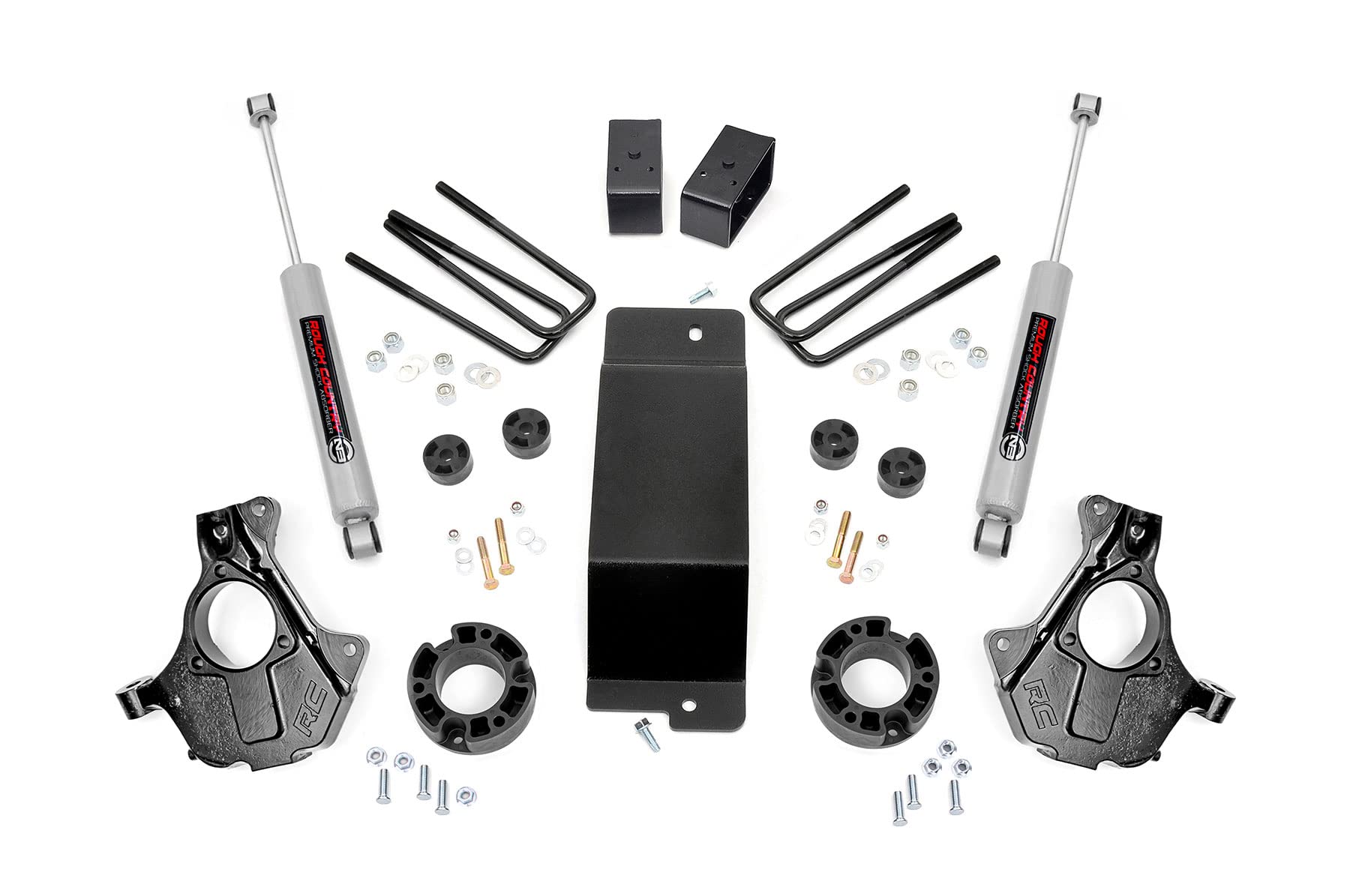 Rough Country 3.5" Lift Kit w/N3 Shocks for 14-18 Chevy/GMC 1500-12130