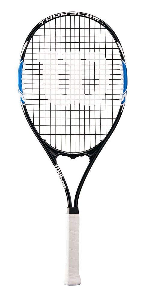 Wilson Unisex-Adult Tour Slam Lite Tennis Racket White/Blue Grip 3