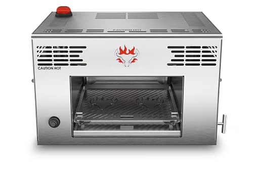 Schwank 1500°F Portable Infrared Grill, Stainless Steel, Natural Gas (NG), Made in USA