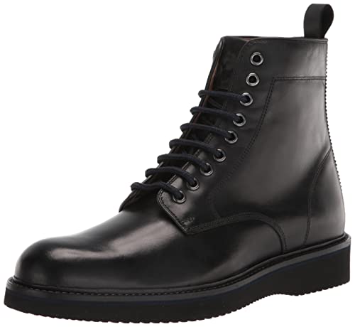 Ted Baker Men's Derby Combat Boot, Black, 12