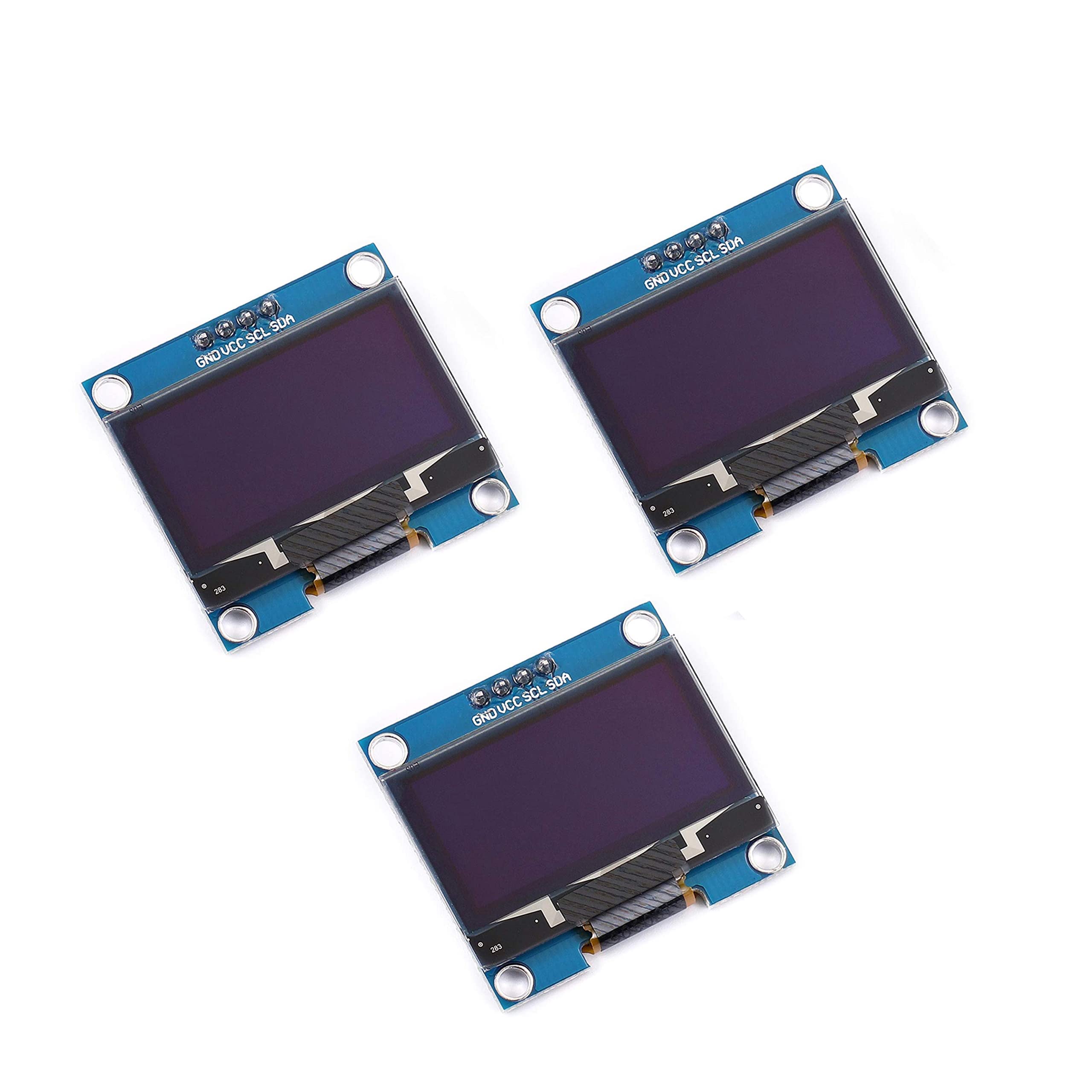 Teyleten Robot 1.3 inch OLED Display Module I2C IIC Serial OLED 128x64 Module SSH1106 for Arduino Raspberry Pi 3pcs
