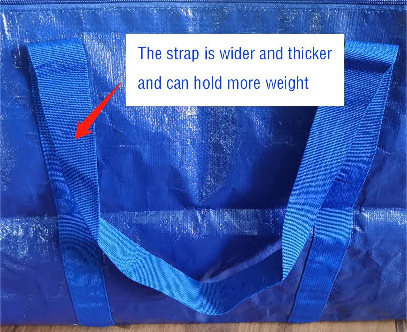 Yun Xuan Reusable Moving Bags, Large Storage Bags for Space Saving ,The Best Choice (6 Pack)