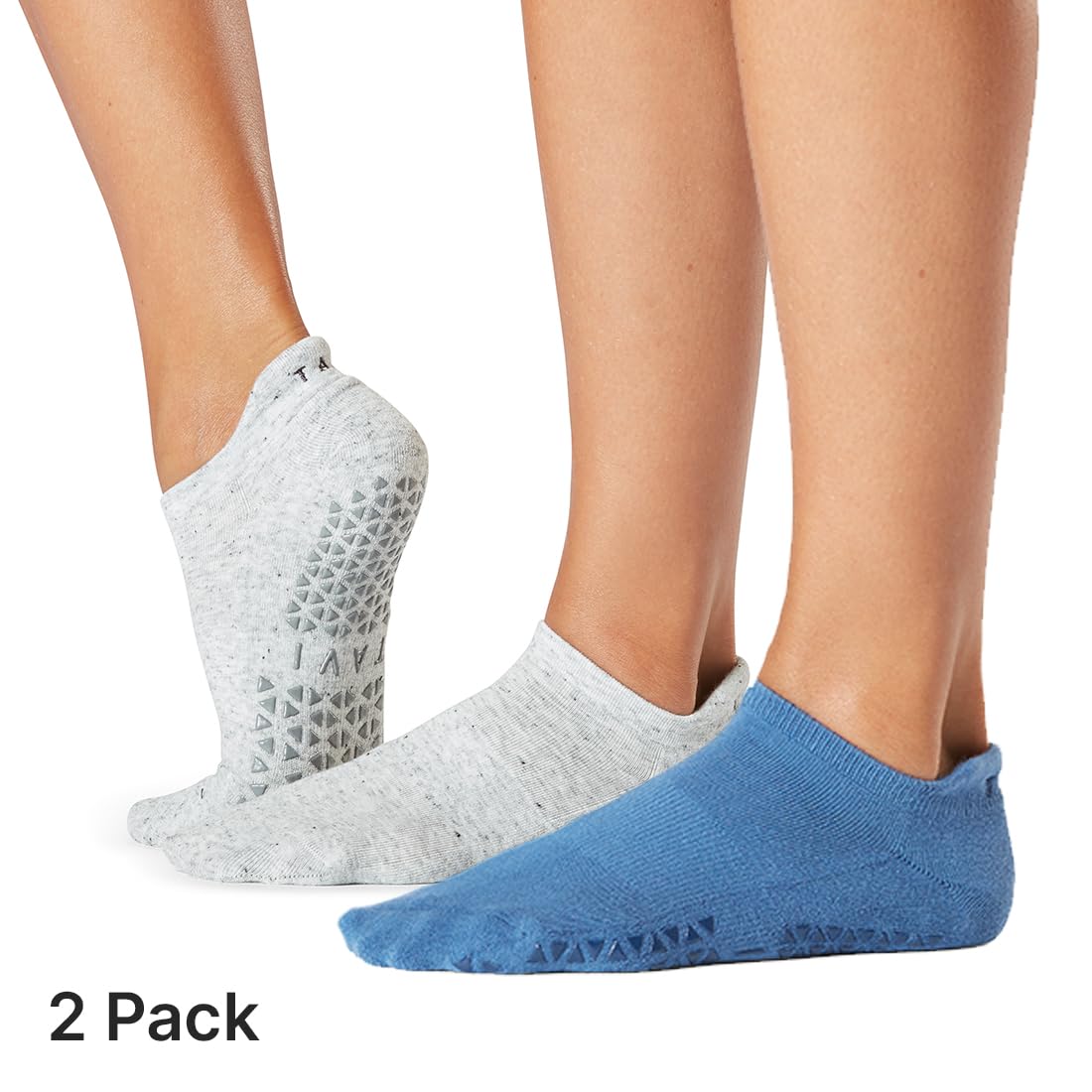 TAVI Women’s Savvy Grip Socks, Multi-Pack - Pilates Socks with Grips for Women, Slipper Socks for Pilates, Yoga, and Ballet