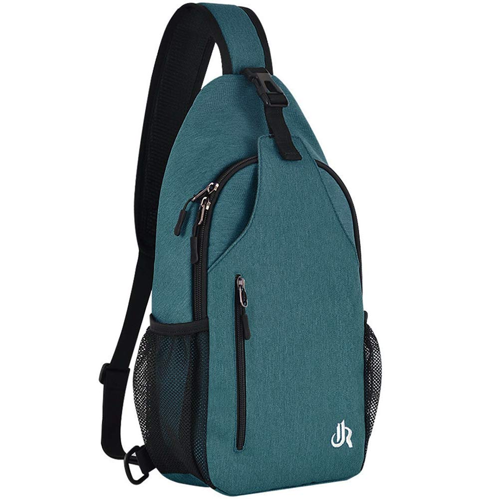 Y&R Direct 15.7 Inch Sling Backpack Sling Bag Small Backpack for Women Men Travel Hiking Bag (Mint Turquoise)