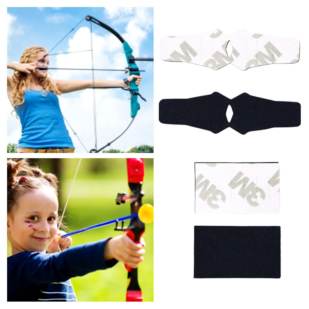 Xbgozly Arrow Rest Anti Slip Sticker Set, Archery Recurve Bow Arrow Rest Sticker Pad Drop Away Arrow Rest QAD Rest Felt Compound Bow Hunting Accessory for QAD HDX Drop Away Arrow Rest