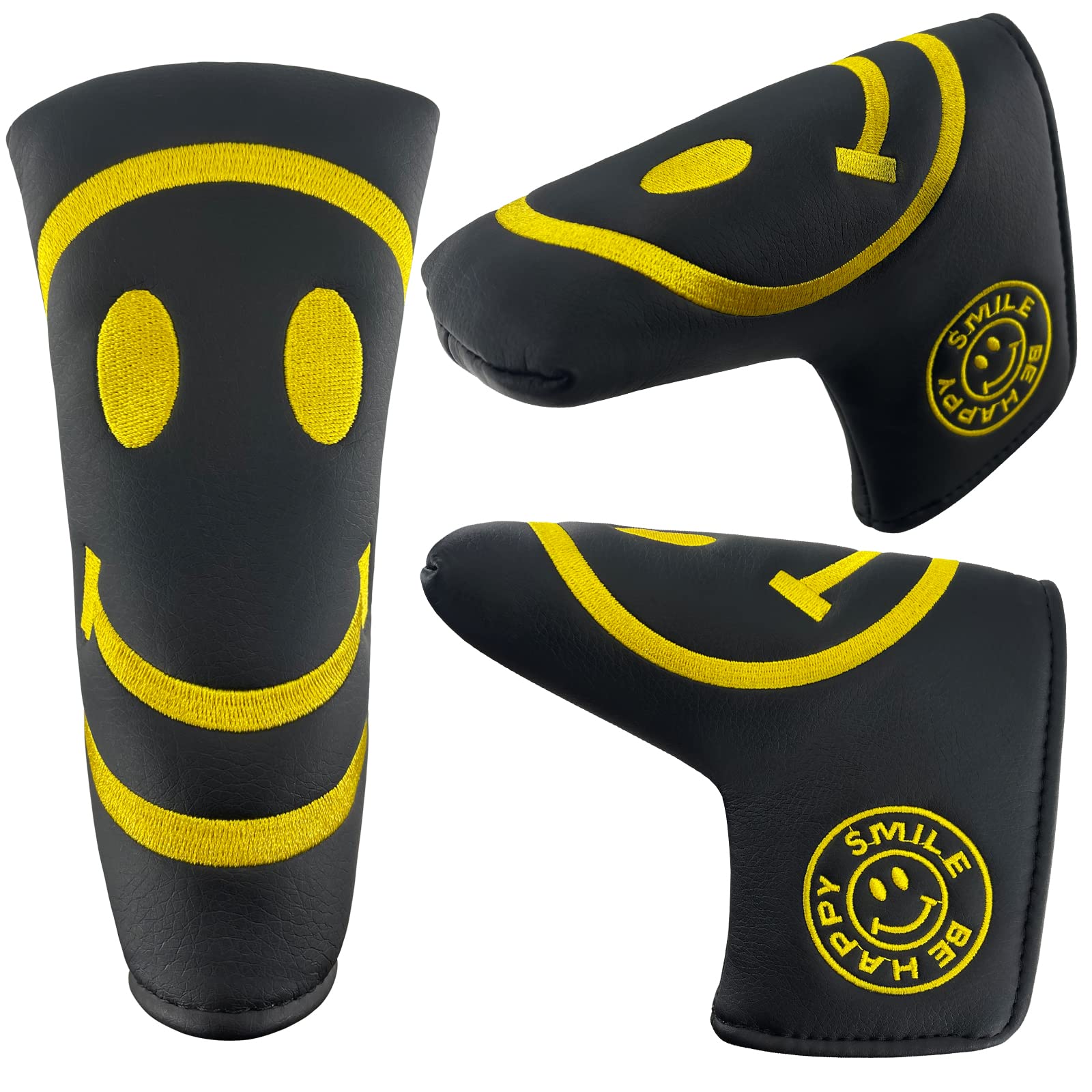 yamato Golf Putter Cover Blade Golf Headcover for Putter Club Head Cover Golf Club Protector (02)