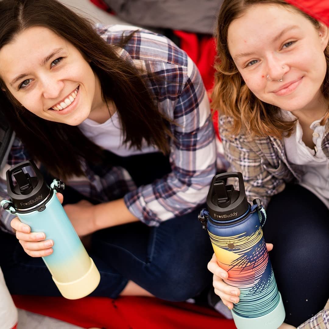 Universal Buddy XL Can Cooler by Frost Buddy - Fits 12-ounce, 16-ounce, 20-ounce, and 24-ounce Cans and Bottles - Keep Your Drinks Refreshingly Chilled for over 12 hours (Retro)
