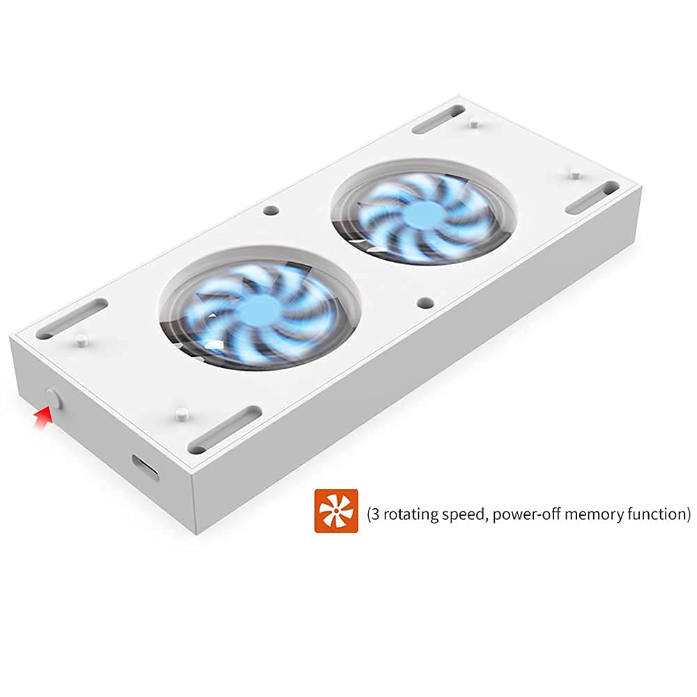 Xbox Series S Console Cooling Stand, Megadream Type-C Power Input Vertical Stand for Xbox Series S Console with 3 Rotating Speed & Power-Off Memory Function