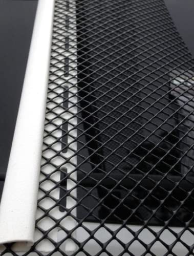 Rocky Mountain Goods 6β Gutter Guard Mesh - 20 Foot Leaf Guard Protects from Branches, Leaves, Debris - Easy Cut with Scissors to Custom Lengths - Easy Install - Does Not Rust