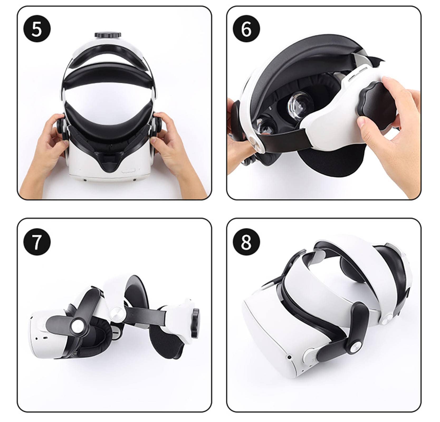 XUANZANG1985 Oculus Quest 2 Head Strap,Vr Accessories for Oculus/Meta Quest 2,Enhanced Comfort and Immersion in Long Time VR Games,Comfortable and Breathable for Long Wear