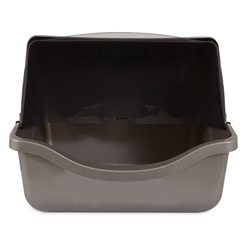Petmate 22793 Retracting Litter Pan, Brushed Nickel