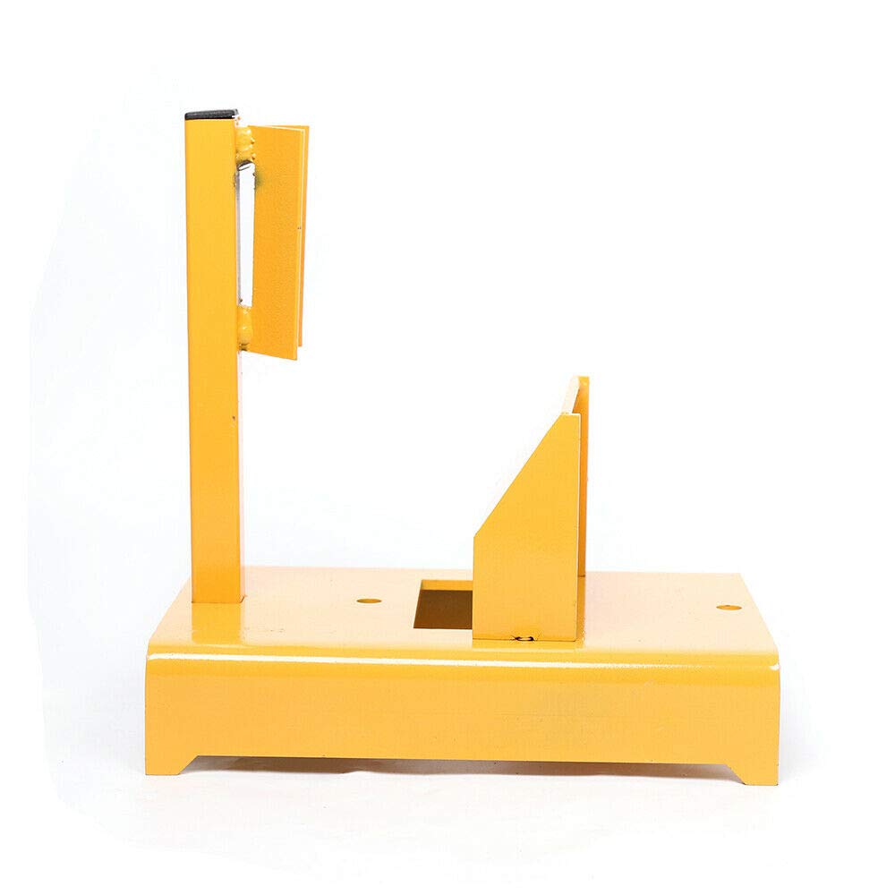 Yellow Lawn Mower Blade Sharpener w/Sharpener Blade, All American Blade Sharpener Lawnmower Blade Sharp Tool Kit - 30°Bevel Sharpening (US Stock)